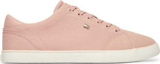 Tommy Hilfiger Sneakers aus Stoff Th Low Profile Vulc Canvas FW0FW09102 Rosa