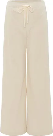 OPUS Damen Jogpants | Cordhose MILENI Track Wide aus weichem Baumwoll Mix Soft Cream, 40
