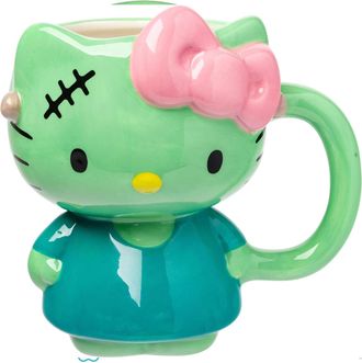 Silver Buffalo Sanrio Hello Kitty Frankenstein Halloween-Kost&uuml;m, 3D-Keramikbecher, 590 ml