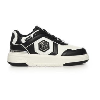 Philipp Plein Homme, Chaussures, Blanc, Taille: 43 EU Sk8R Low-top Baskets