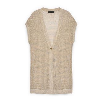 Fiorella Rubino Damen, Strickwaren, Beige, XS/SGr&ouml;&szlig;e