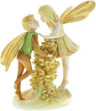 Enesco Flower Fairies Gorse Figurine, Resin, Mehrfarbig, 7 x 4 x 9.5 cm