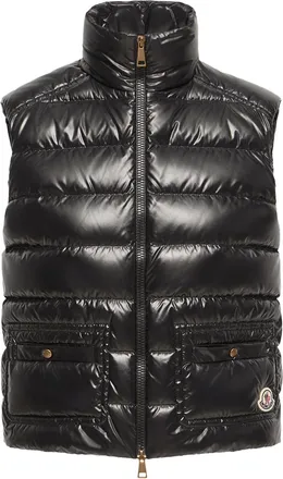 Moncler Moncler Doudoune Sans Manches Frelon, Femme, Noir, Taille: 00