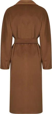 Max Mara Double-Breasted Wool-Cashmere Coat - Brown