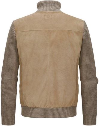 Milestone Lederjacke MSNicolas Herren Bikerjacke Jacke Leder lockere Passform