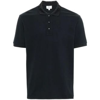 Woolrich Polohemd mit gepr&auml;gtem Logo - - Tops - Herren - Blau - S