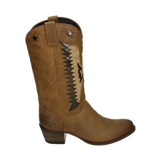 Sendra Westernstiefel aus cognacfarbenem Leder - - Shoes - Damen - Braun - 37 EU