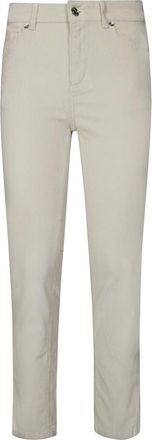 Liu Jo Femme, Jeans, Blanc, Taille: W30 Jeans Stretto Mille Righe Velluto