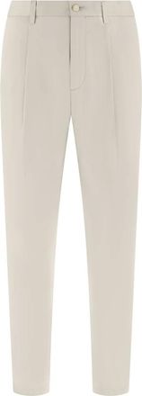Boggi Milano Homme, Pantalons, Beige, Taille: 4XL Pantalon en coton
