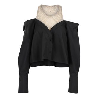 Giuseppe Di Morabito Femme, Blouses et Chemises, Noir, Taille: 32 FR Chemise Coeur