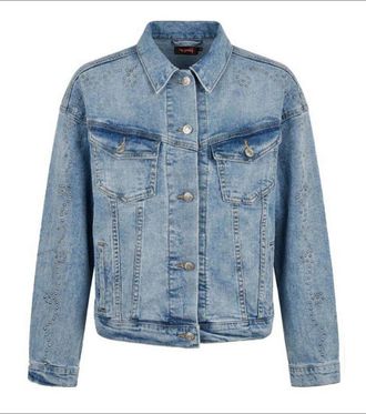 Miss Goodlife Jeansjacke Miss Goodlife MG15733 Jeansjacke Studs Line, Light Blue