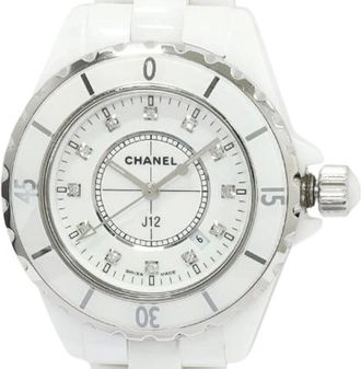 Chanel Montre J12 en c&eacute;ramique blanche Pre-owned - Femme - Pre-owned - Blanc - Taille: ONE Size