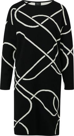 s.Oliver Black Label Damen 2173237 Jacquard Strickkleid, 99X7, 42