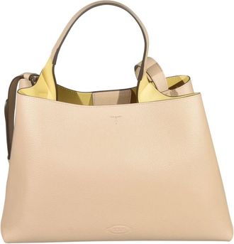 Tod's Femme, Sacs, Beige, Taille: ONE Size APA Small Top Handle Bag