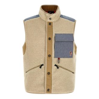 Moncler Homme, Sport, Multicolore, Taille: XL Teddy & Chambray Vest