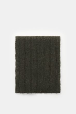 04651/ Herren - Schal Chunky Scarf dark olive