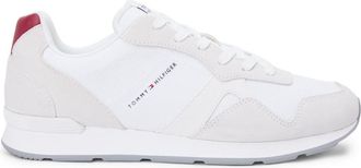 Tommy Hilfiger Low Top Runner-Sneaker in Strukturmix mit Wildleder-Details in