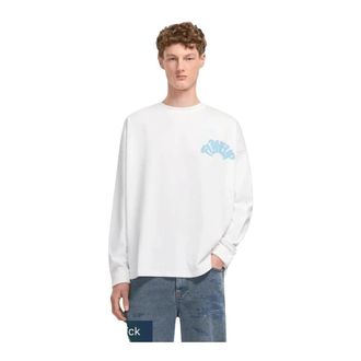Flaneur Sounds Good Langarmshirt - - Tops - Herren - Wei&szlig; - 2XL