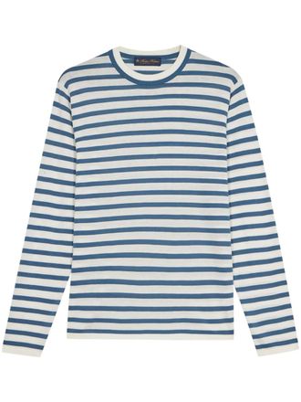 Brooks Brothers pull à rayures - Bleu