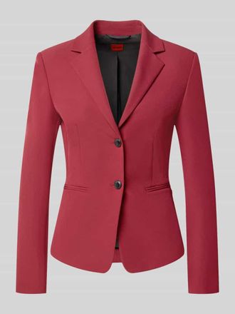 HUGO BOSS Regular Fit Kurzblazer mit Reverskragen Modell Agonia