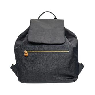 Borbonese Femme, Sacs, Noir, Taille: ONE Size Sac &agrave; dos moyen