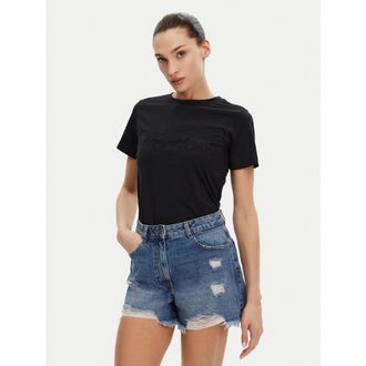 Silvian Heach T-Shirt GPP25110TS Schwarz Regular Fit