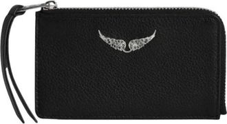 Zadig&Voltaire Femme, Accessoires, Noir, Taille: ONE Size Porte-cartes Zv Card