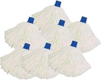 MSV Ersatz-Mopp aus Mikrofaser, sehr saugf&auml;hig, sechseckig, 24 St&uuml;ck