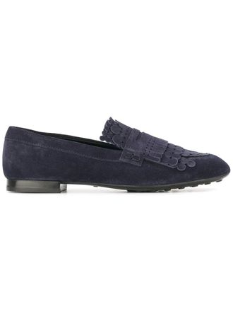 Tod's Loafer mit Fransen - Violett