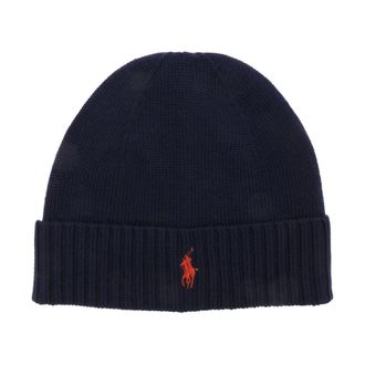 Polo Ralph Lauren Blauer Winterm&uuml;tze f&uuml;r Kaltes Wetter - - Accessories - Herren - Blau - ONE SIZE