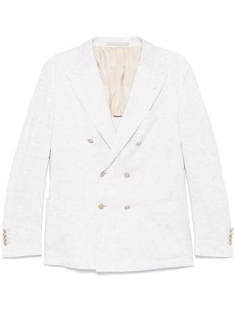 Eleventy blazer à boutonnière croisée - Gris