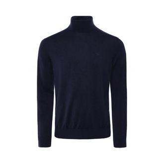 Armani Rollkragenwollpullover - - Knitwear - Herren - Blau - 2XL