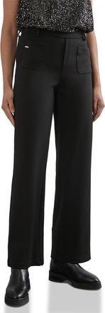 Street One Damen A378381 Straight Leg Hose,Schwarz,42