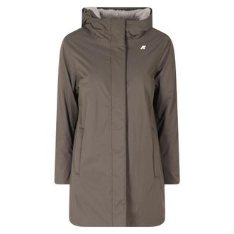 K-Way Sophie Twill Soft Beaver Jacke - - Coats - Damen - Braun - S