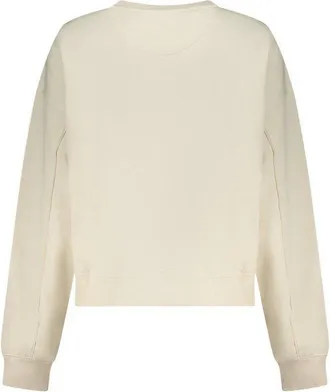 Guess Sweatshirt Damen Sweatshirt: Wei&szlig;es Langarmshirt aus