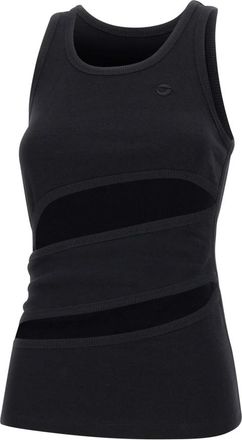 Coperni Femme, Tops, Noir, Taille: 38 FR Spiral Tank Top