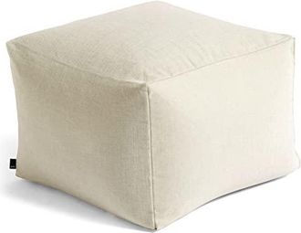 HAY Hay Pouf, Baumwolle, grau, Höhe: 40 cm, Tiefe, Länge: 59 cm, 540824