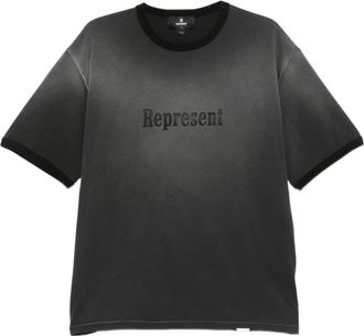 Represent Represent, Homme, Tops, Gris, Taille: 2XL T-shirt ras du cou avec logo discret