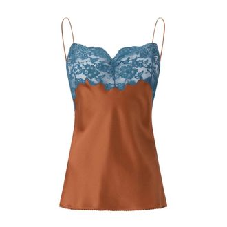 Saint Laurent Lingerie-Top - - Tops - Damen - Braun - S