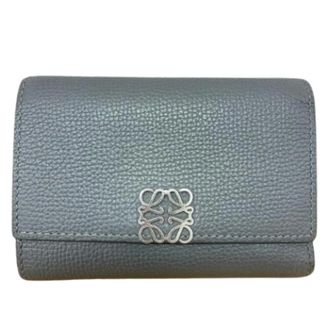 Loewe Portefeuille Pre-owned (tri-fold) - Femme - Pre-owned - Gris - Taille: ONE Size