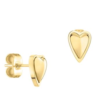 Liebeskind Liebeskind Berlin Ohrringe - Edelstahl Metal Heart - Gr. unisize - in Gold - f&uuml;r Damen