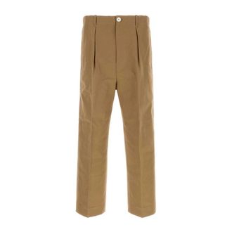 SETCHU Chinos Hose 3 Paspeln - - Trousers - Herren - Beige - L