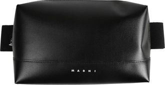 Marni Homme, Sacs, Noir, Taille: ONE Size Sac Banane avec Ceinture Ruban