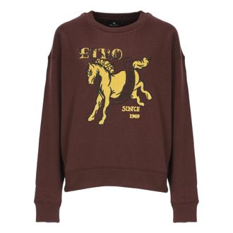 Etro Femme, Sweatshirts et sweats &agrave; capuche, Rouge, Taille: 40 FR SweaT-shirts Etro