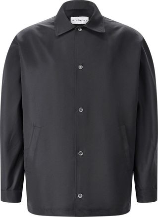 Givenchy &Uuml;bergangsjacke mit r&uuml;ckseitigem Logo