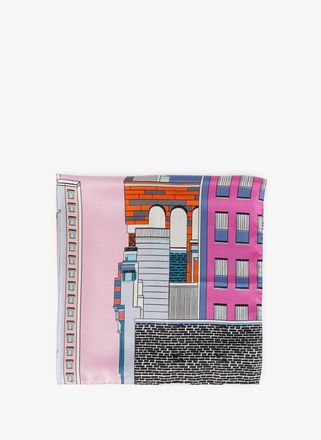 Au Printemps Paris Carr&eacute; de soie imprim&eacute;