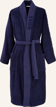 HUGO BOSS Bademantel Plain blau