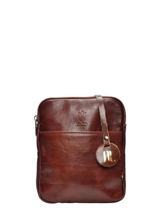 Anna Luchini Kastanienbraun Rindsledertasche