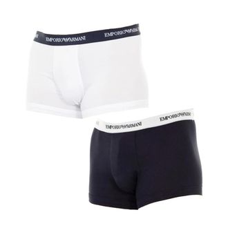 Emporio Armani 2er-Pack Stretch Baumwoll-Boxershorts - - Underwear - Herren - Mehrfarbig - XL