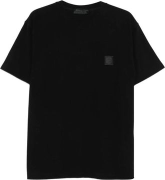 Stone Island Homme, Tops, Noir, Taille: S Compass Patch T-Shirt